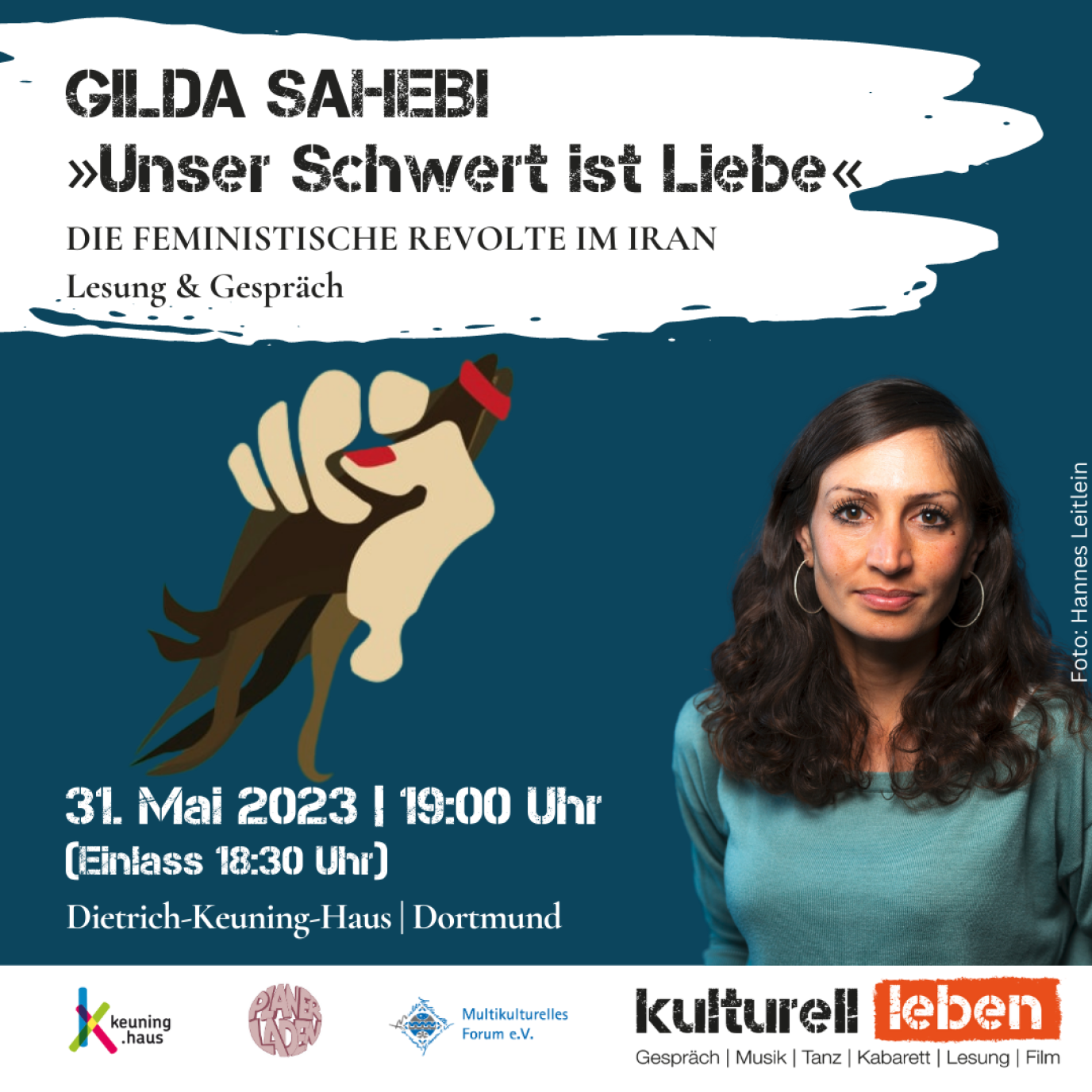 »Unser Schwert ist Liebe« Lesung & Gespräch mit Gilda Sahebi ...